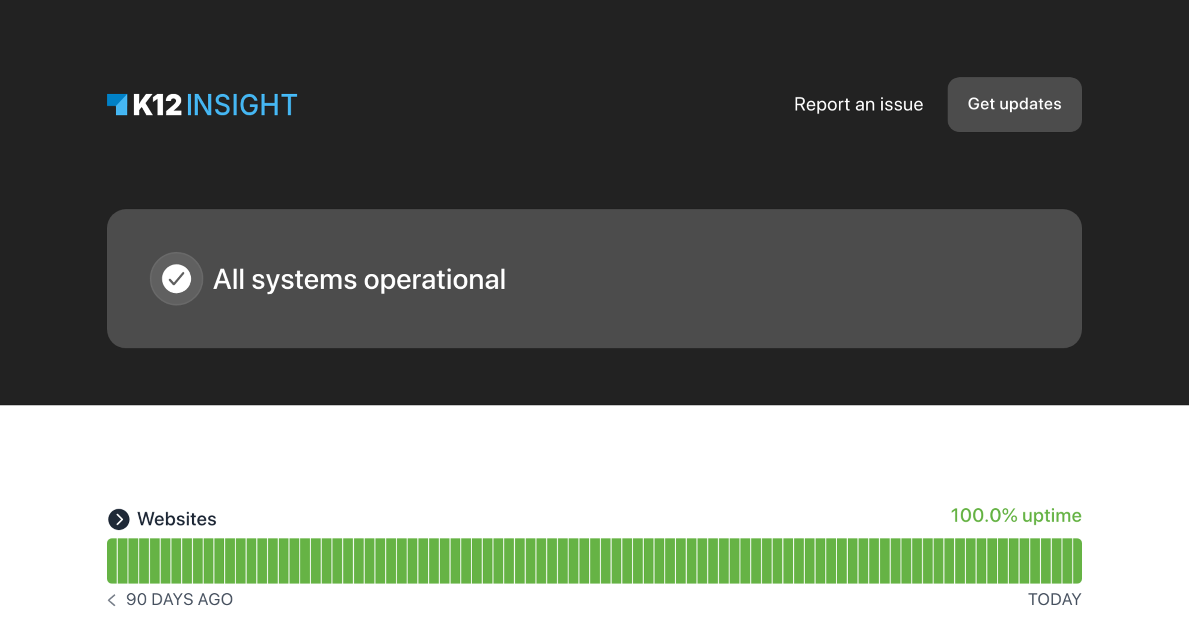 K12 Insight - Status
